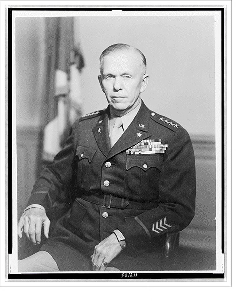 Historic Print, [Gen. George Catlett Marshall, half-length portrait ...