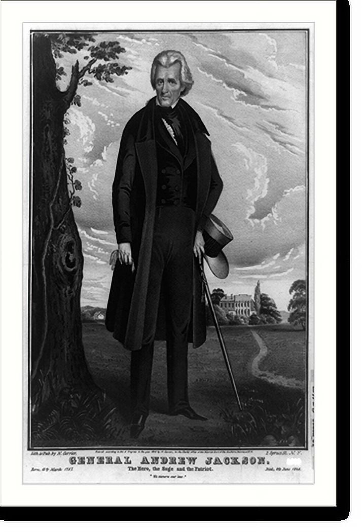 Historic Print, General Andrew Jackson: the hero, the sage and the ...