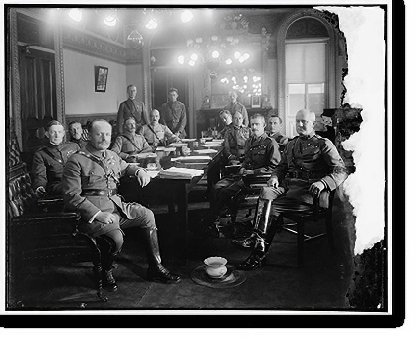 Historic Print, General Dawes w/the Military Board of Allied Supply, 16 ...