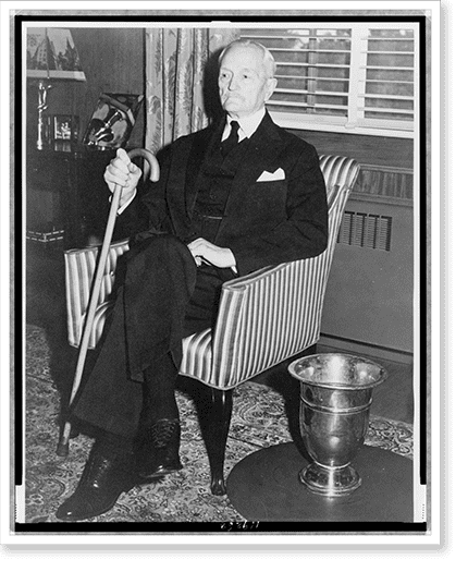 Historic Print, [General John J. Pershing, full-length portrait, seated ...