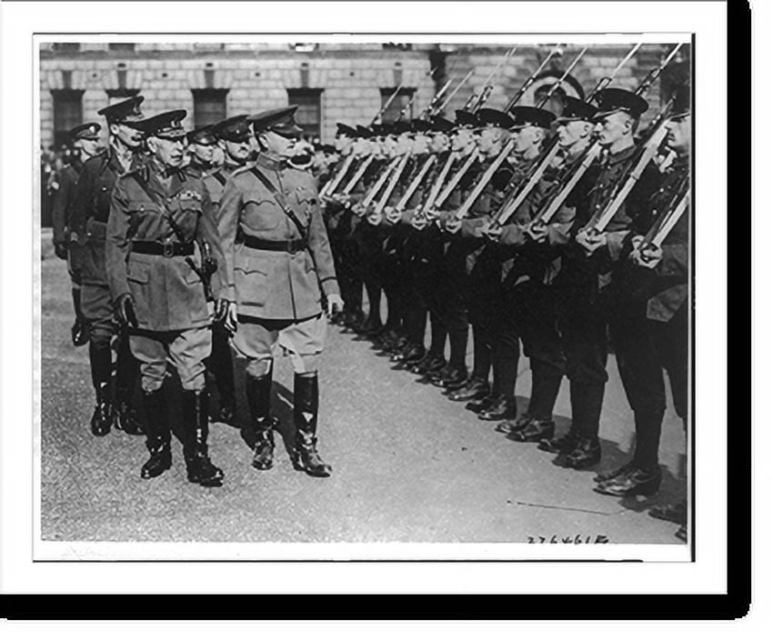 Historic Print, General Pershing decorates the tomb of Britain's ...