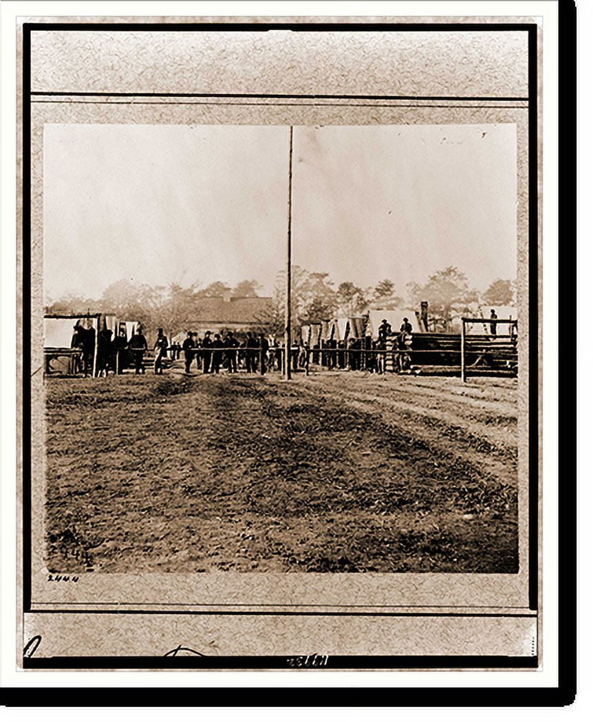 Historic Print, General Terrys Head Quarters Hatchers farm, 16" x 20 ...