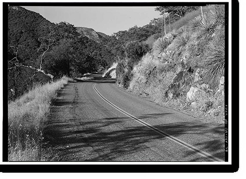 Historic Print, Generals Highway, Three Rivers vicinity, Tulare County ...