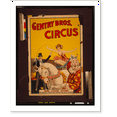 Historic Print, Gentry Bros. circus Miss Louise Hilton, the greatest ...