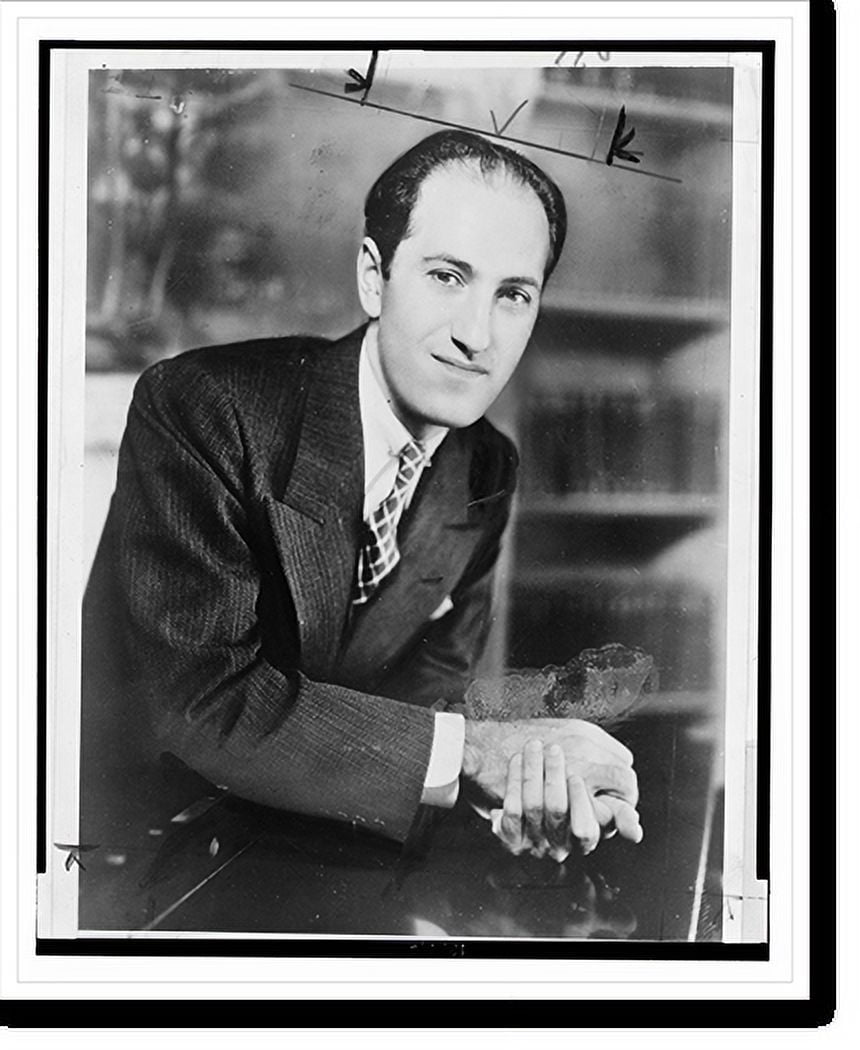Historic Print, [George Gershwin, half-length portrait, facing front ...