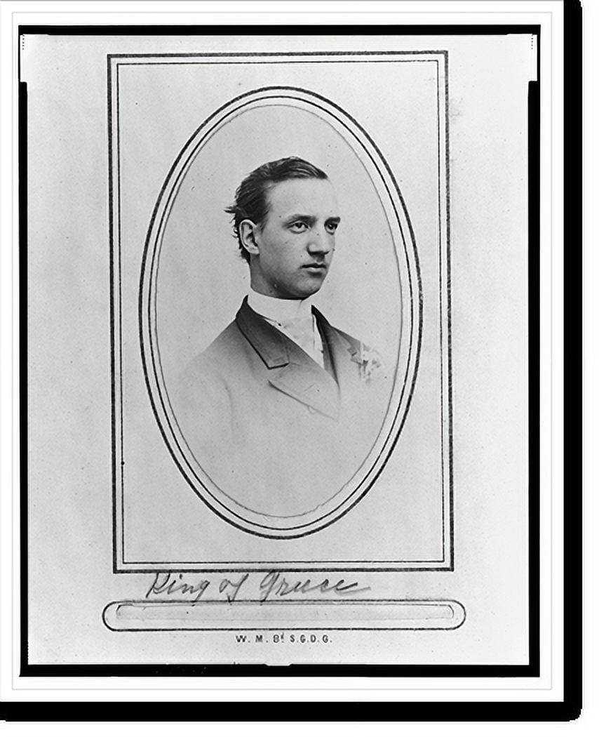 Historic Print, [George I, King of Greece, head-and-shoulders portrait ...