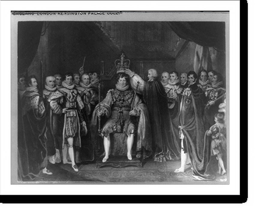 Historic Print, [George IV, King of Gt. Brit., 1860-1832, full length ...