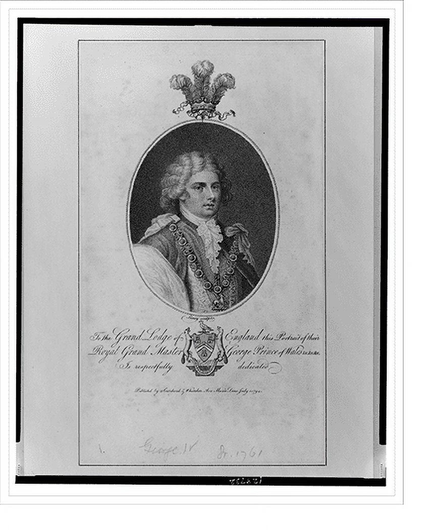 Historic Print, [George IV, King of Great Britain, head-and-shoulders ...