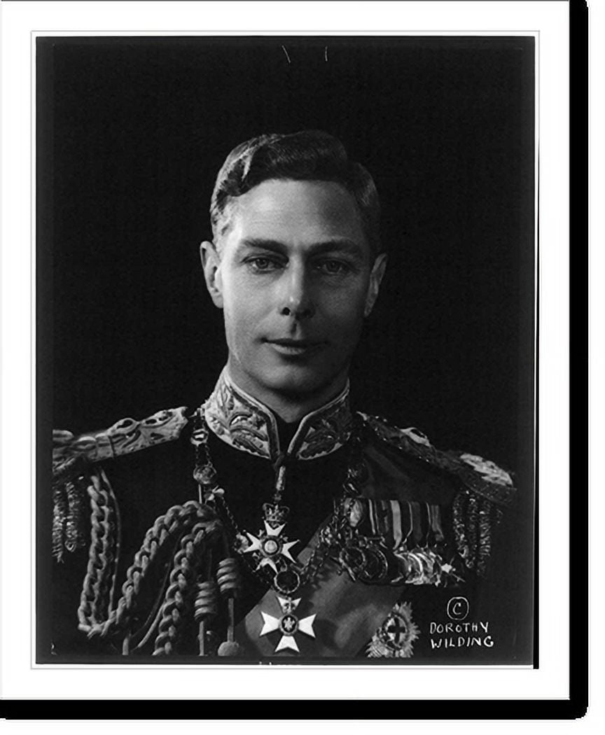 Historic Print, George VI, King of Great Britain, 1895-1952, 18" x 24 ...