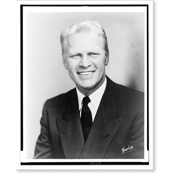 Historic Print, [Gerald R. Ford, Jr., head-and-shoulders portrait ...
