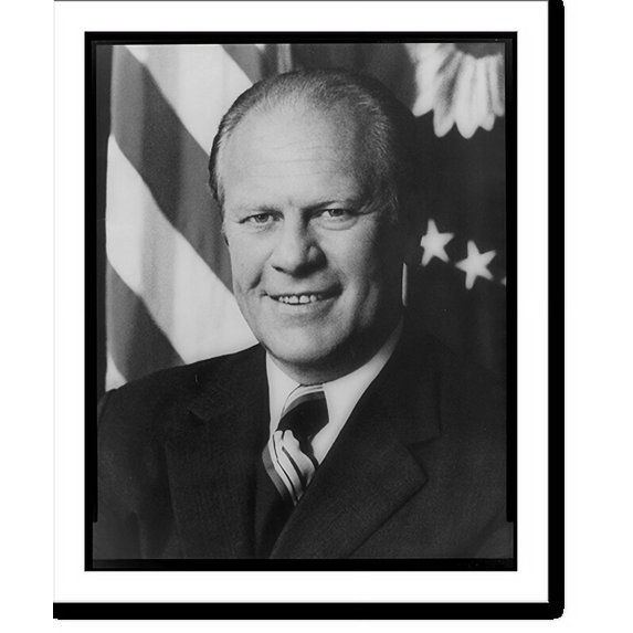 Historic Print, [Gerald R. Ford, half-length portrait, facing front ...