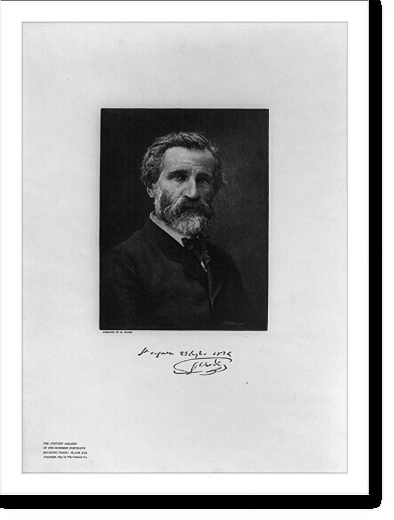 Historic Print, Giuseppe Verdi: Plate XXI, 16" x 20" - Walmart.com