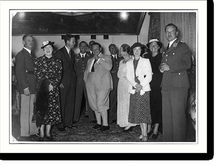 Historic Print, [Goering with Charles A. and Mrs. Lindbergh] - 2, 18" x ...