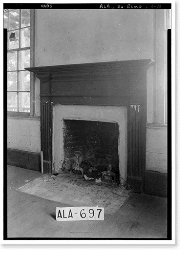 Historic Print, Governor Benjamin Fitzpatrick House, State Route 14 ...