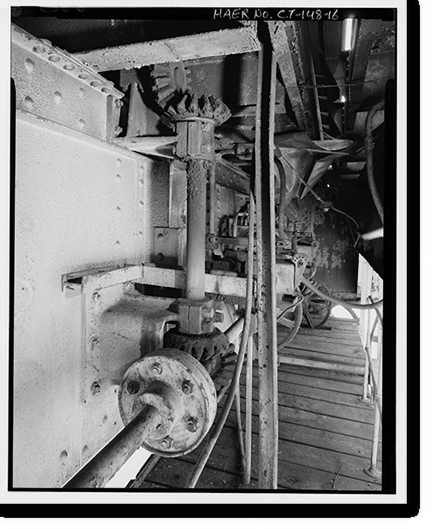 Historic Print, Grand Street Bridge, Spanning Pequonnock River at Grand ...