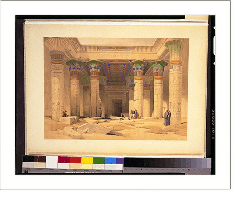 Historic Print, Grand portico of the Temple of Philae. Nubia.David ...