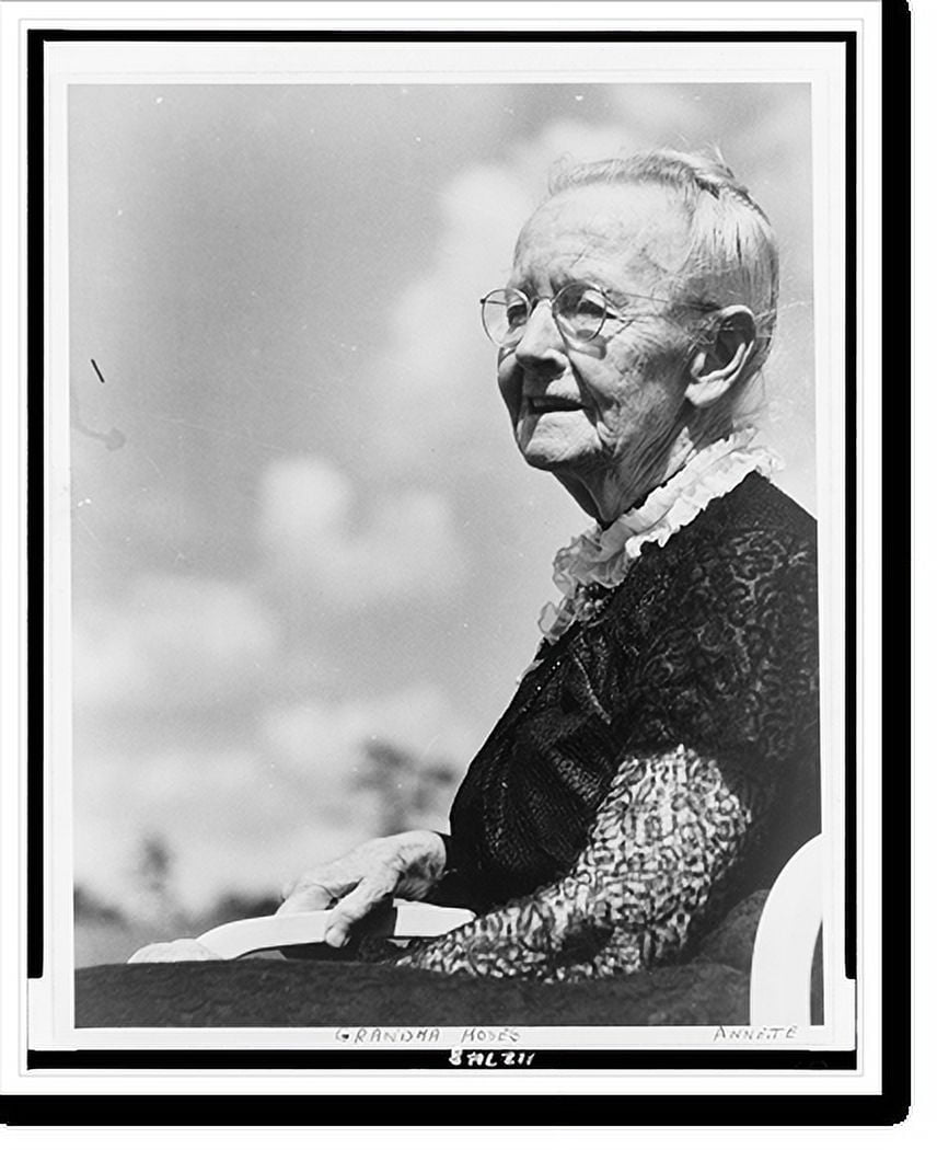 Historic Print, [Grandma Moses, Anna Mary Robertson, half-length ...