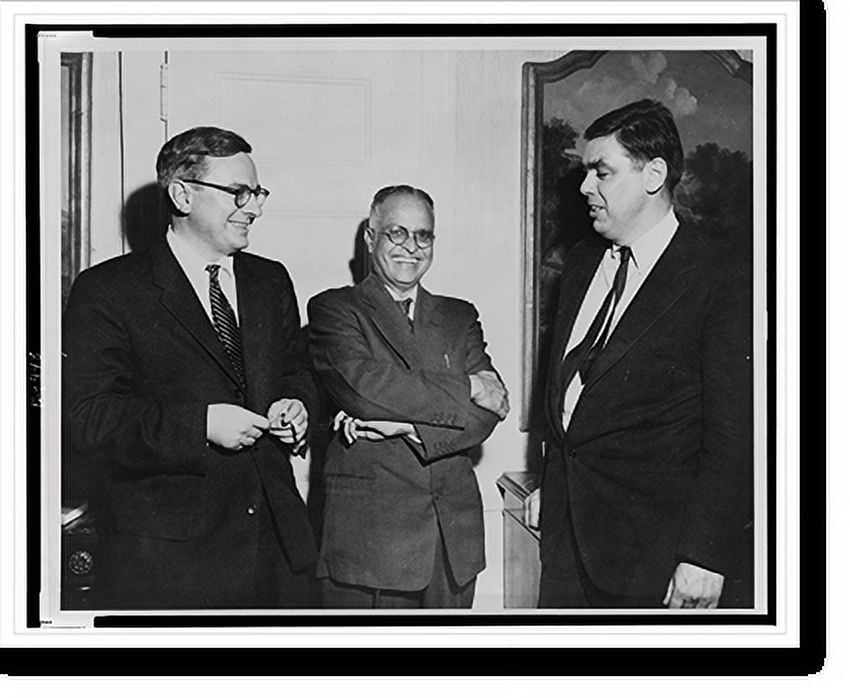 Historic Print, [Group portrait of, left to right, Lyle Blair, director ...