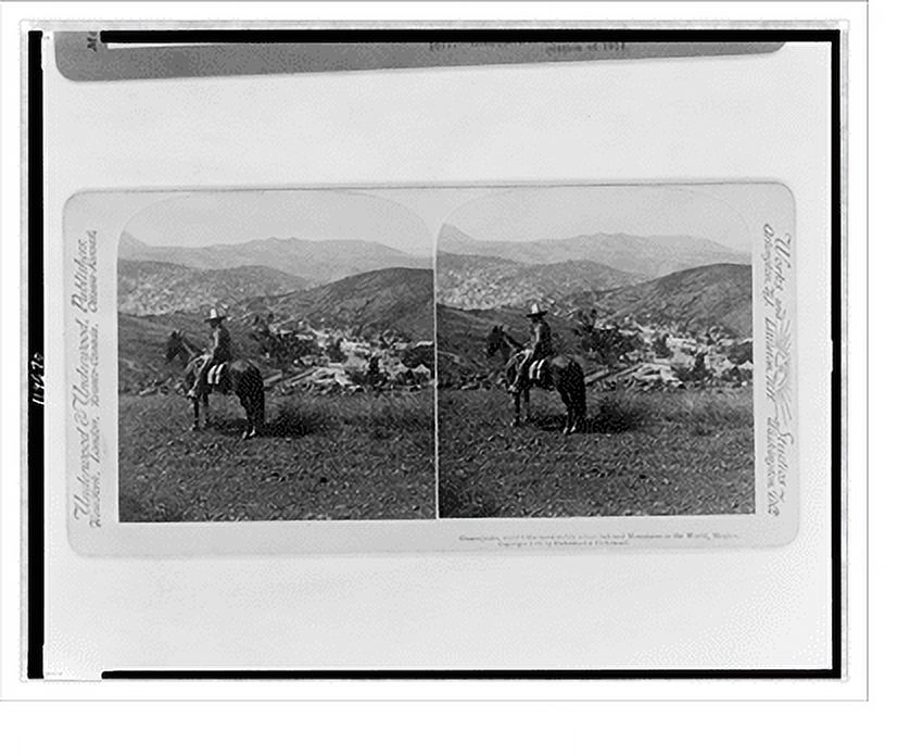 Historic Print, Guanajuato amidst the most richly silver-ladened ...