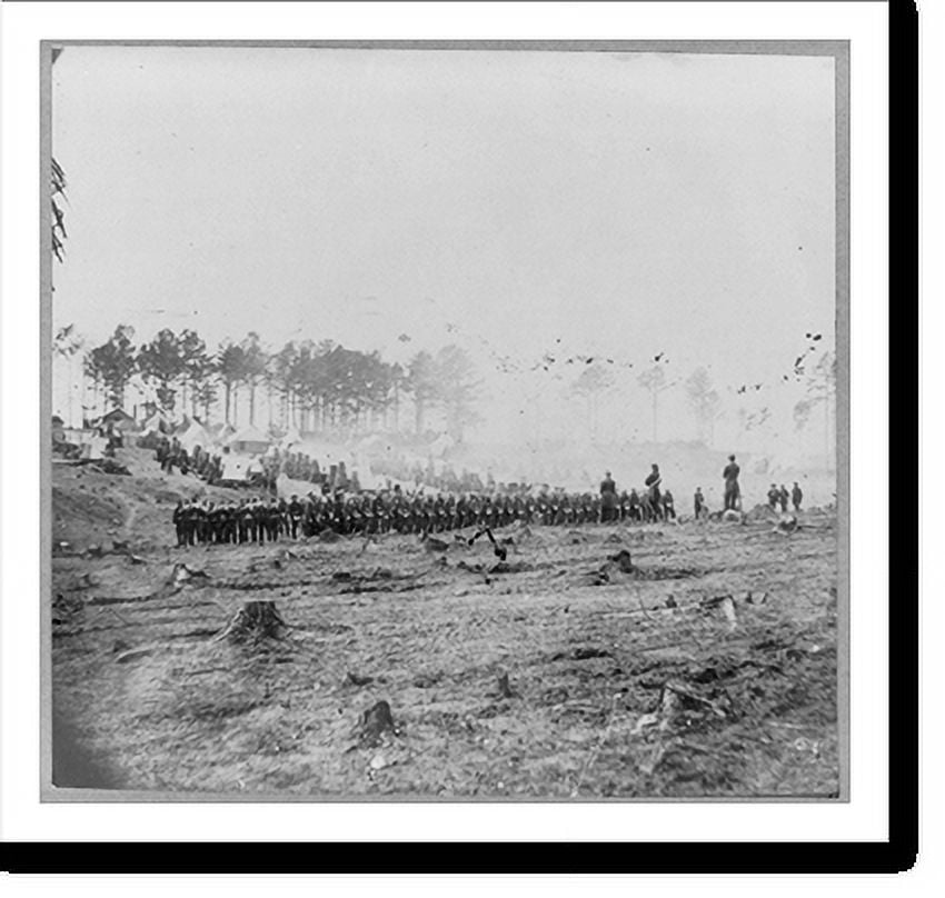 Historic Print, Guard mounting, 114th Pa. Infantry, Headquarters, Army ...