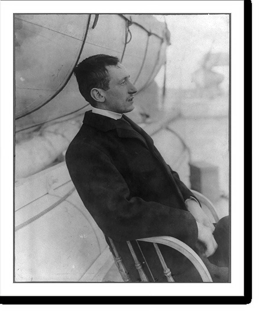 Historic Print, [Guglielmo Marconi, 1874-1937, half length, seated ...