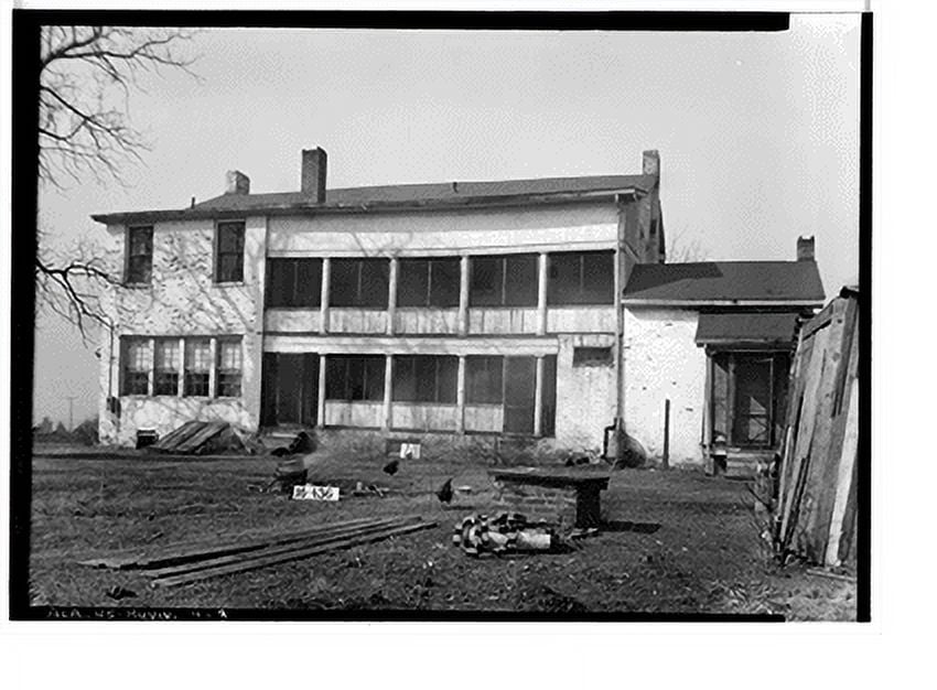 Historic Print, Gus Mastin House, Meridian Pike, Huntsville vicinity ...