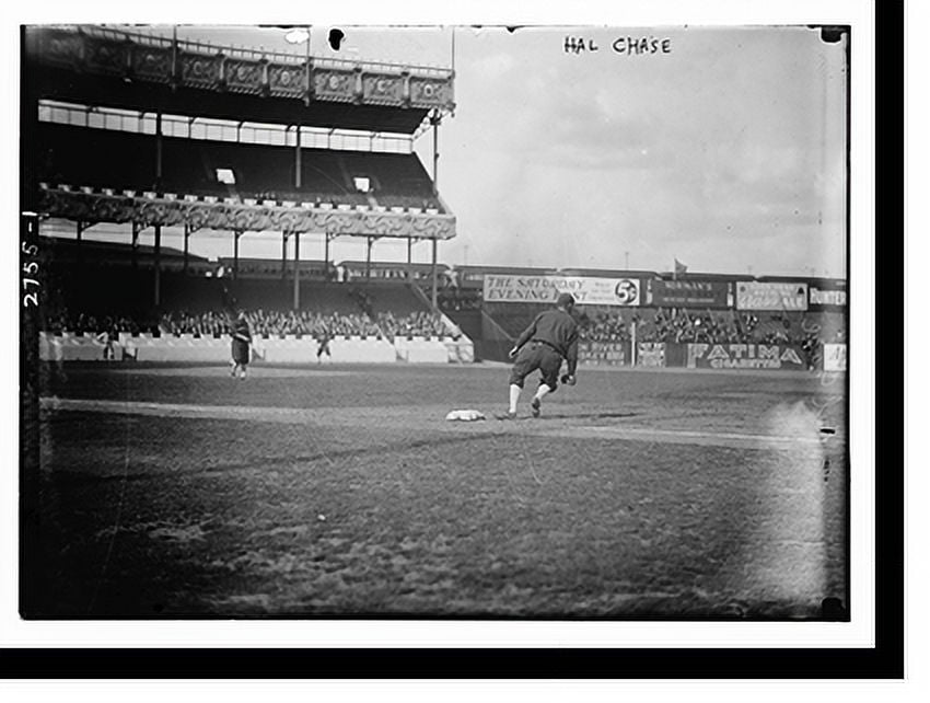 Historic Print, Hal Chase, Chicago AL, at the Polo Grounds, NY ...