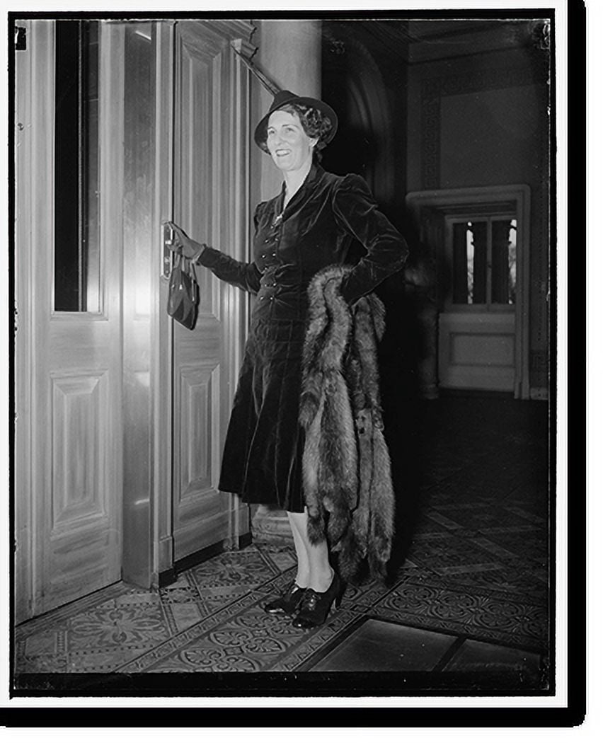 Historic Print, Halloran Society. Mrs. Millard Tydings, wife of Sen ...