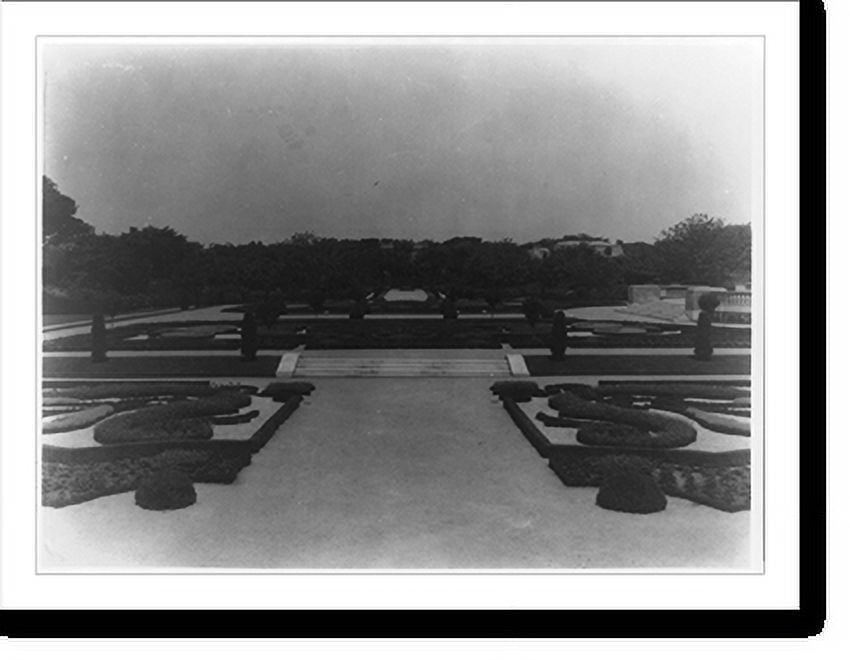 Historic Print, [Hamilton Rice Home in Newport, Rhode Island, showing ...