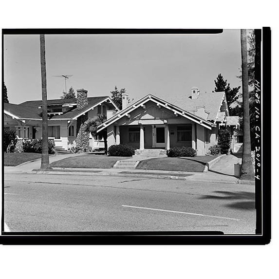 Historic Print, Hanchett Residence Park, 1225-1257 Martin Avenue, San ...