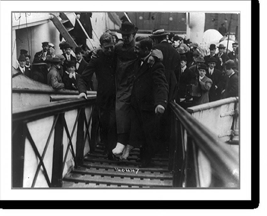 Historic Print, [Harold Bride, surviving wireless operator of the ...