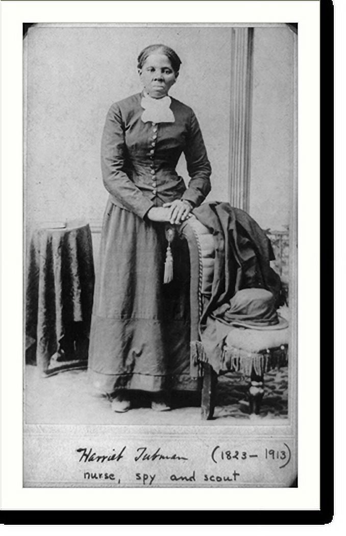 Historic Print, [Harriet Tubman, full-length portrait, standing with ...