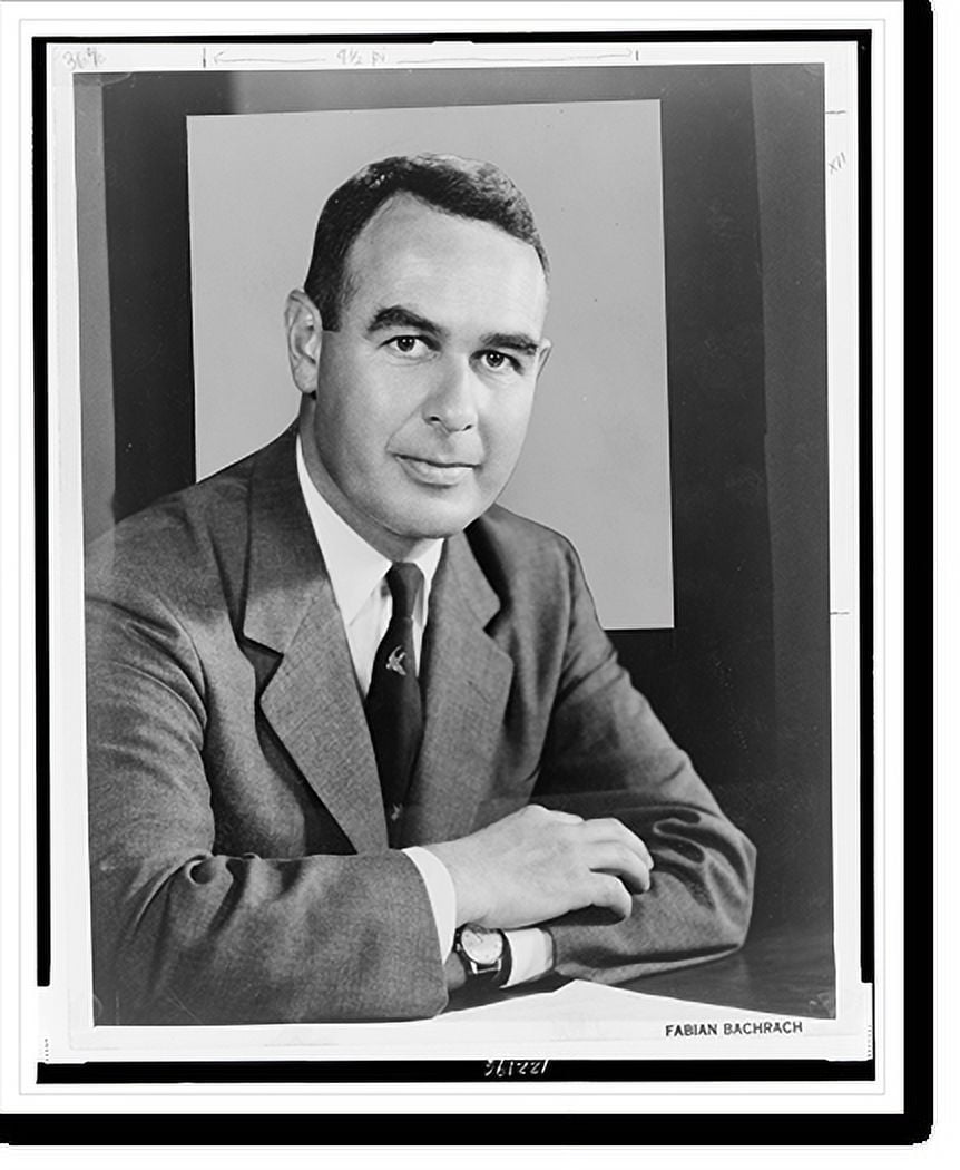 Historic Print, [Harrison A. Williams, Jr., half-length portrait ...