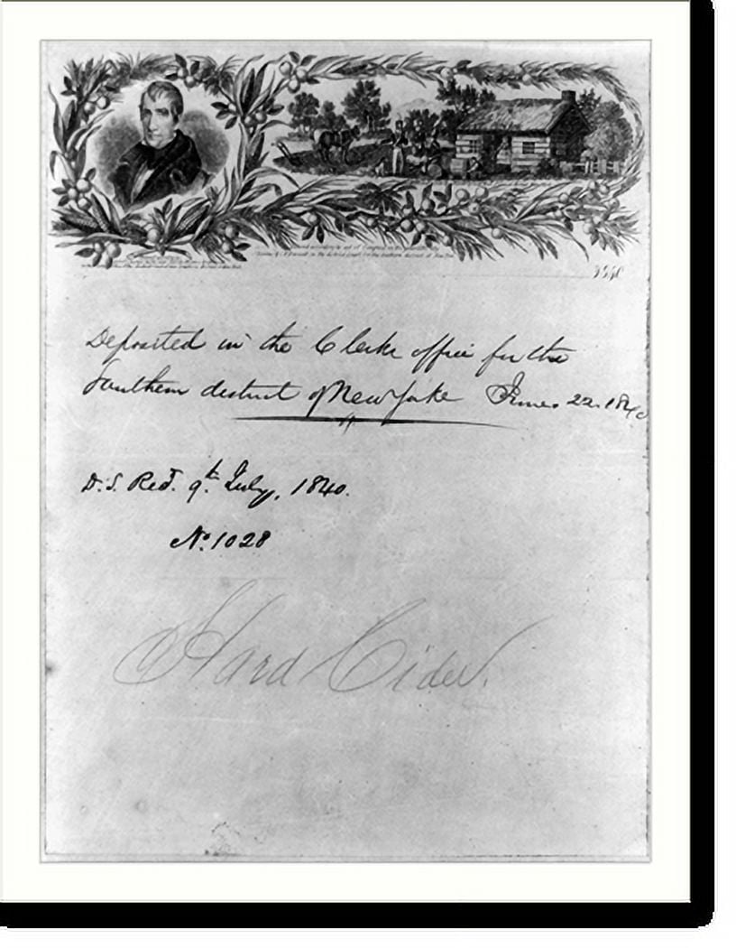 Historic Print, [Harrison letter sheet, 18" x 24" - Walmart.com