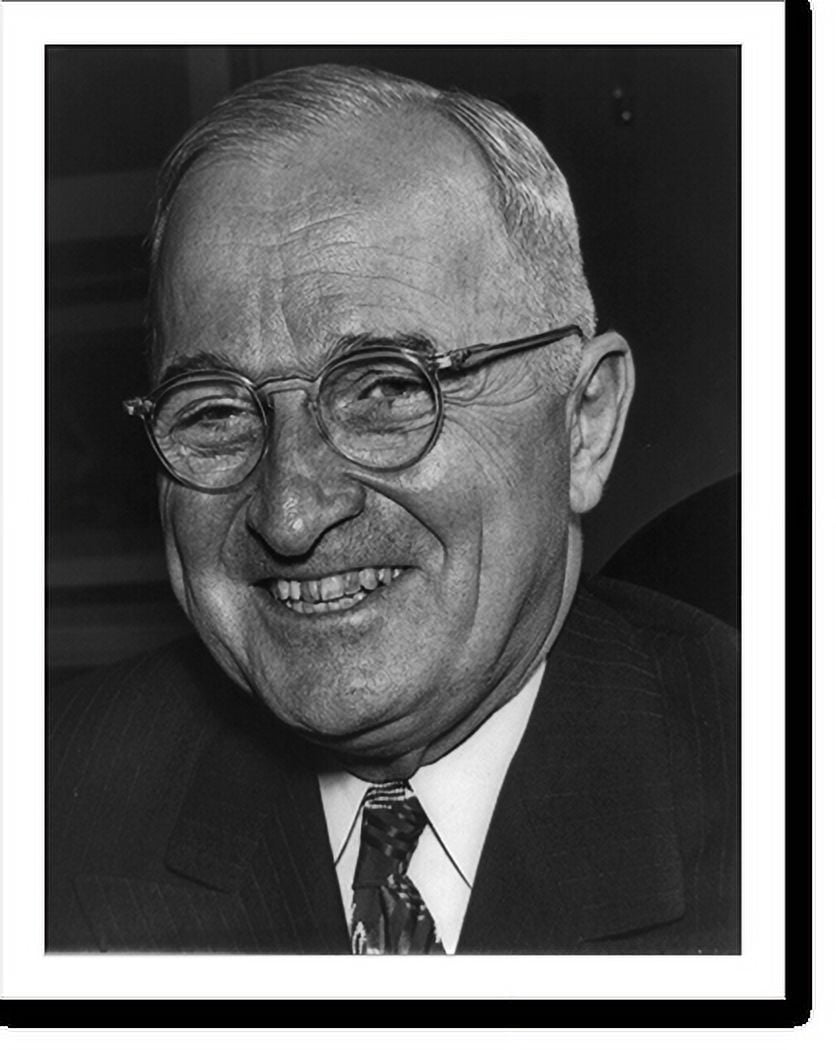 Historic Print, [Harry S. Truman, head-and-shoulders portrait, facing ...