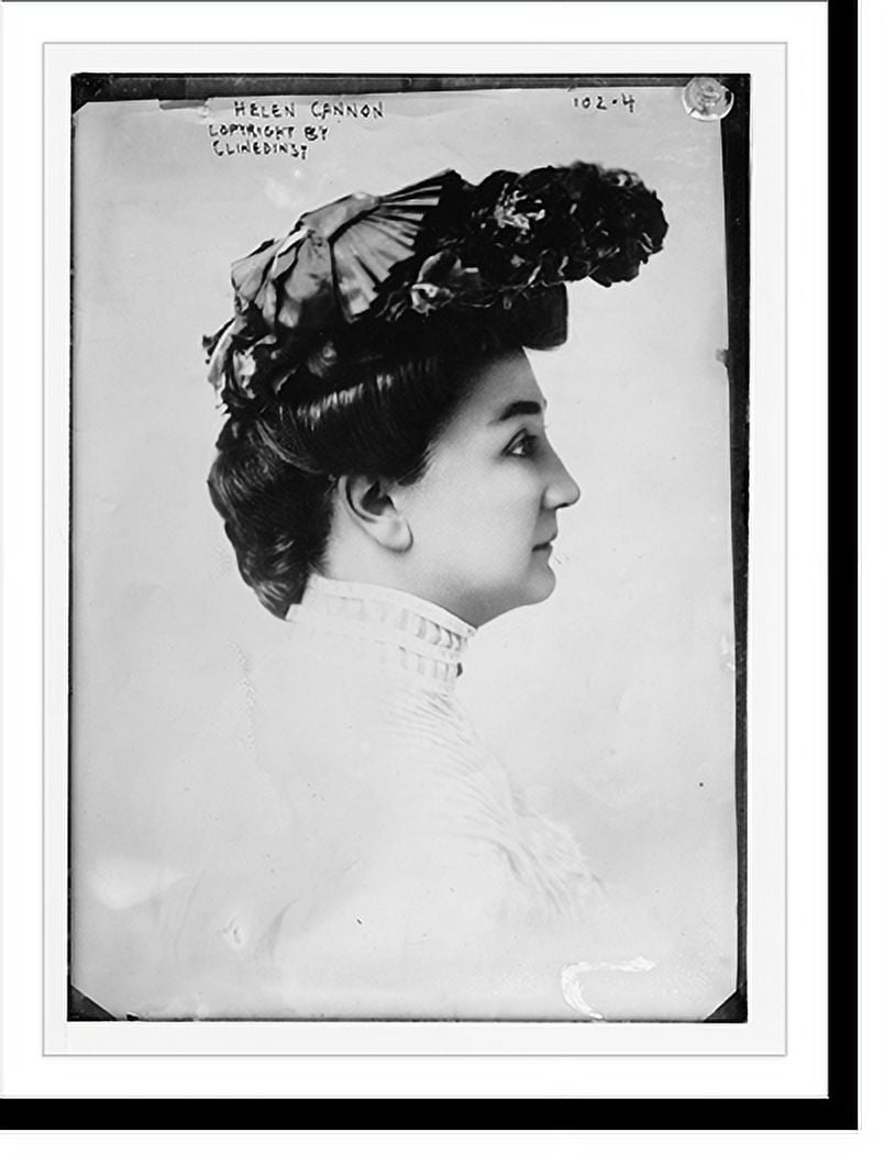 Historic Print, Helen Cannon, profile view, copyright by Clinedinst ...