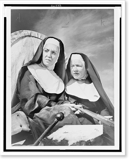 Historic Print, [Helen Hayes and Katy Jurado portraying nuns in the CBS ...