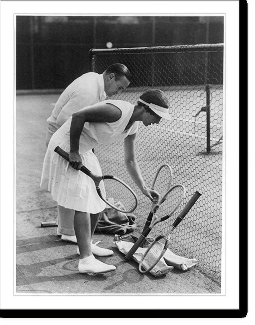 Historic Print, [Helen Wills, 1906- , full-length portrait, standing ...