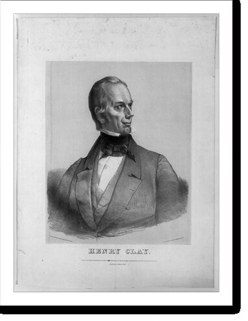Historic Print, [Henry Clay, head-and-shoulders portrait, facing right ...