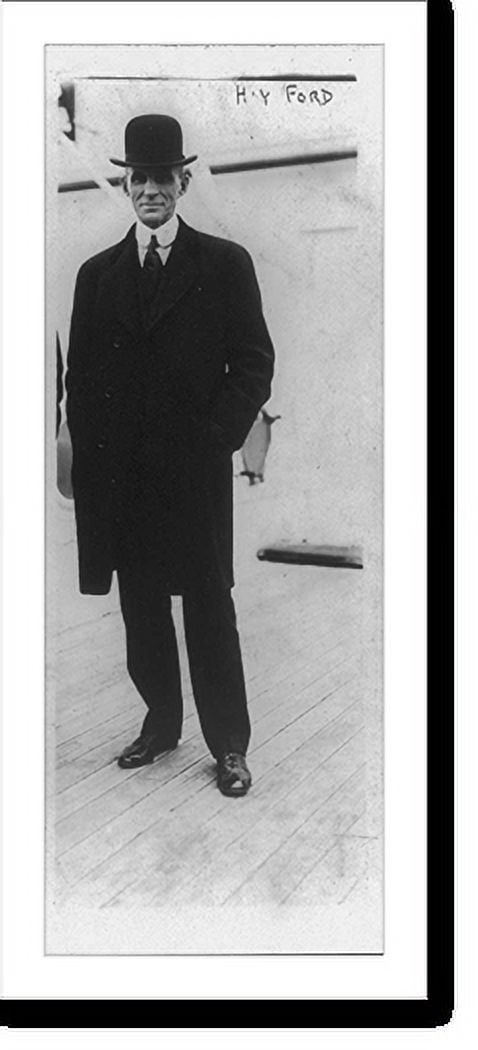Historic Print, [Henry Ford, full-length portrait, standing, facing ...
