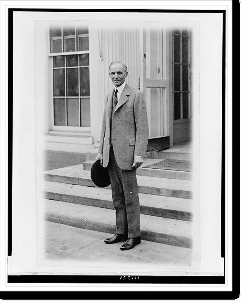 Historic Print, [Henry Ford, full-length portrait, standing, facing ...