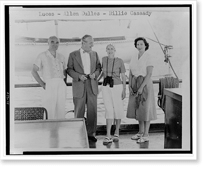 Historic Print, [Henry Luce, Allen Dulles, Clare Boothe Luce, and Billie Cassady, (left to right ...