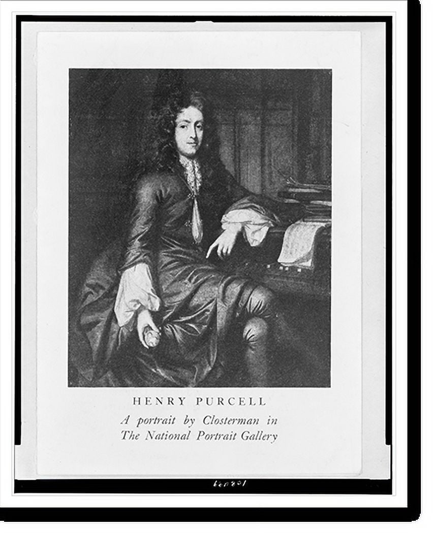 Historic Print, Henry Purcell - a portrait by Closterman in the ...