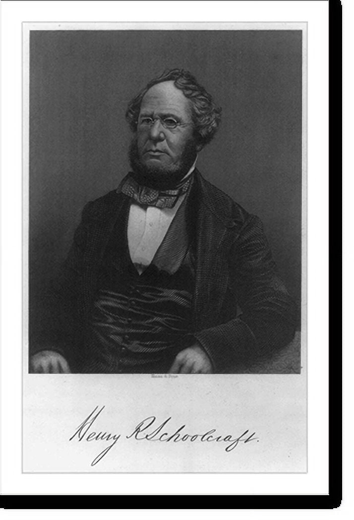 Historic Print, [Henry Rowe Schoolcraft, 1793-1964, half length ...