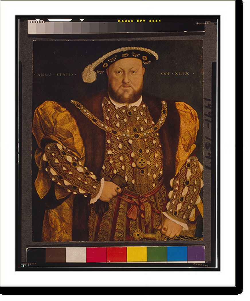 Historic Print, [Henry VIII, King of England, half-length portrait ...