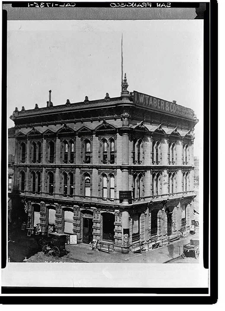 Historic Print, Hibernia Savings & Loan Society Buildings, Historic ...