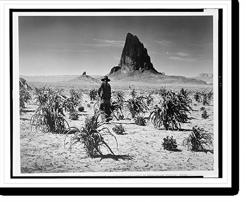 Historic Print, Hoeing corn within sight of an old volcanic core in ...