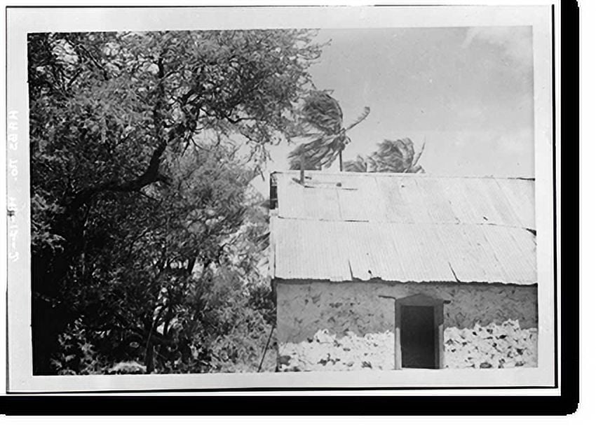 Historic Print, Hoku Loa Church, Puako Road, Puako, Hawaii County, HI ...