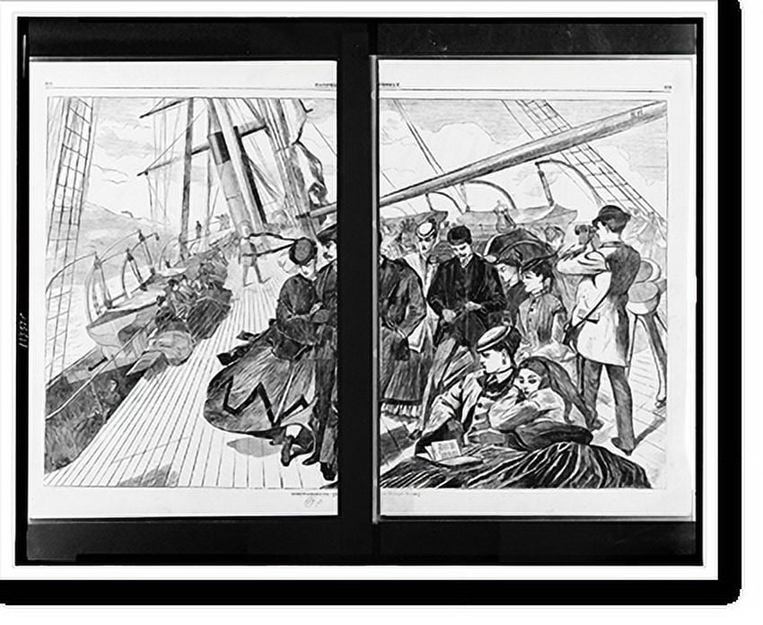 Historic Print, Homeward-bound.W.H. ; drawn by Winslow Homer., 18" x 24 ...