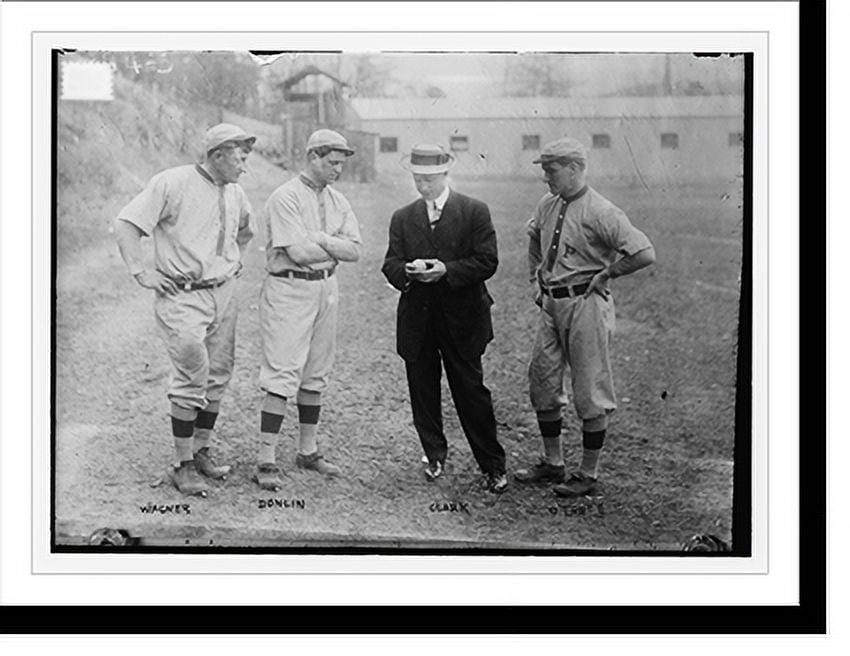 Historic Print, Honus Wagner, Mike Donlin, Manager Fred Clarke, Marty O ...